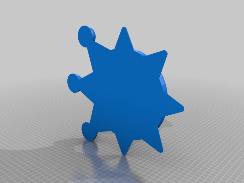🎲 Shine Sprite from Super Mario Sunshine SPLIT・Free STL File for ・Cults