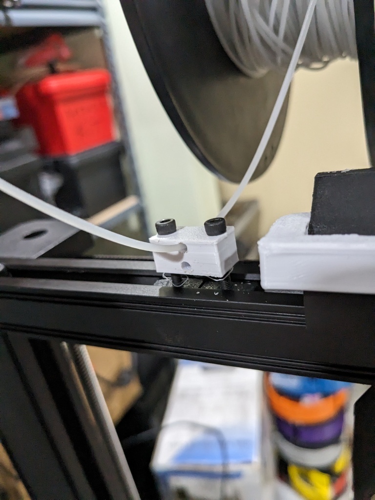 Free 3D file Mounted filament clip 🪢 ・3D printer design to download・Cults