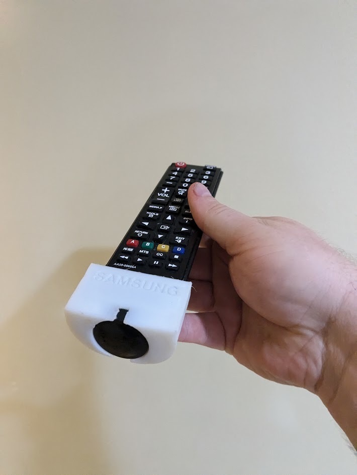 Archivo 3D gratis Samsung TV remote case with tile tracker 🔌 ・Plan ...