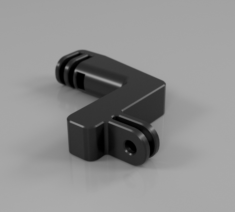 📷 GoPro Vertical Mount (Hero 9)・Free STL File for ・Cults