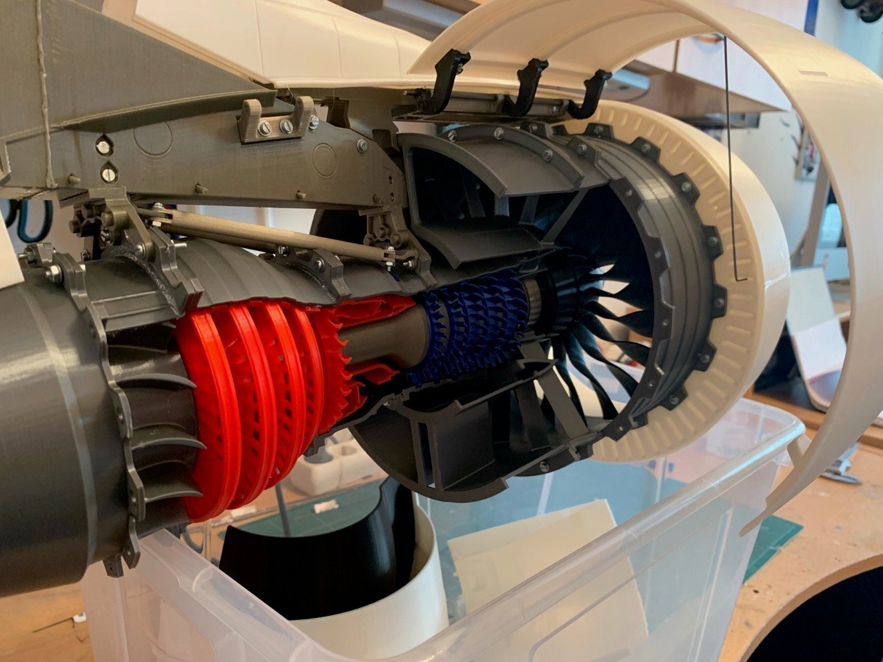 3D printing High Bypass Engine Nacelle・Cults
