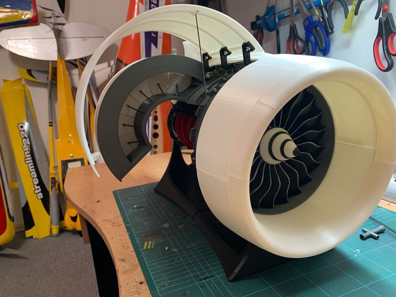 3D printing High Bypass Engine Nacelle・Cults