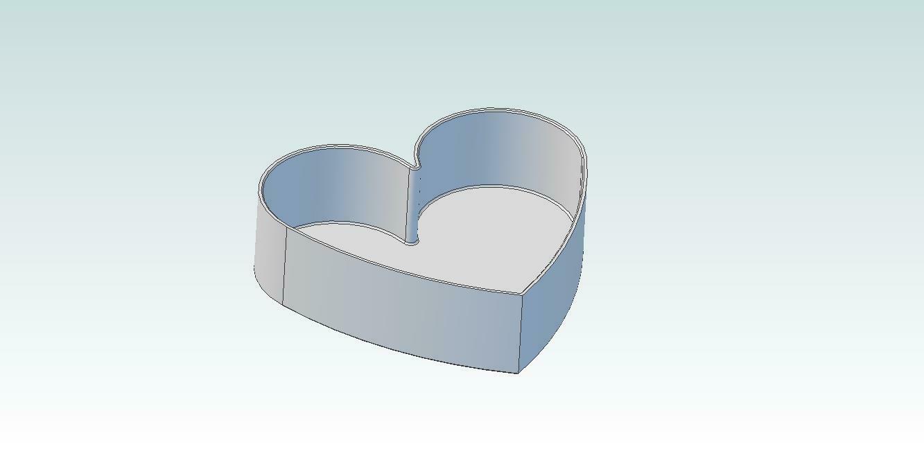 📦 Valentine Box - Heart Shape・Free STL File for ・Cults