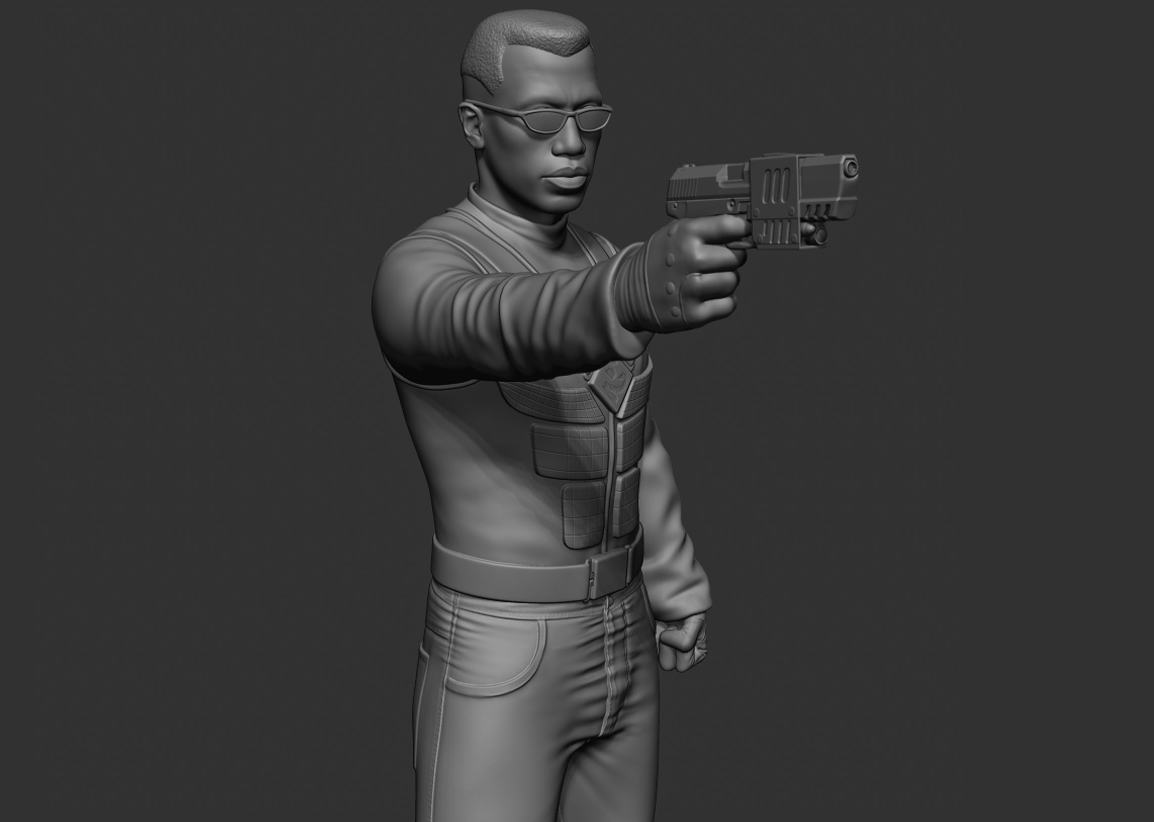 🎬 Blade Trinity - Wesley Snipes・ 3D File for ・Cults