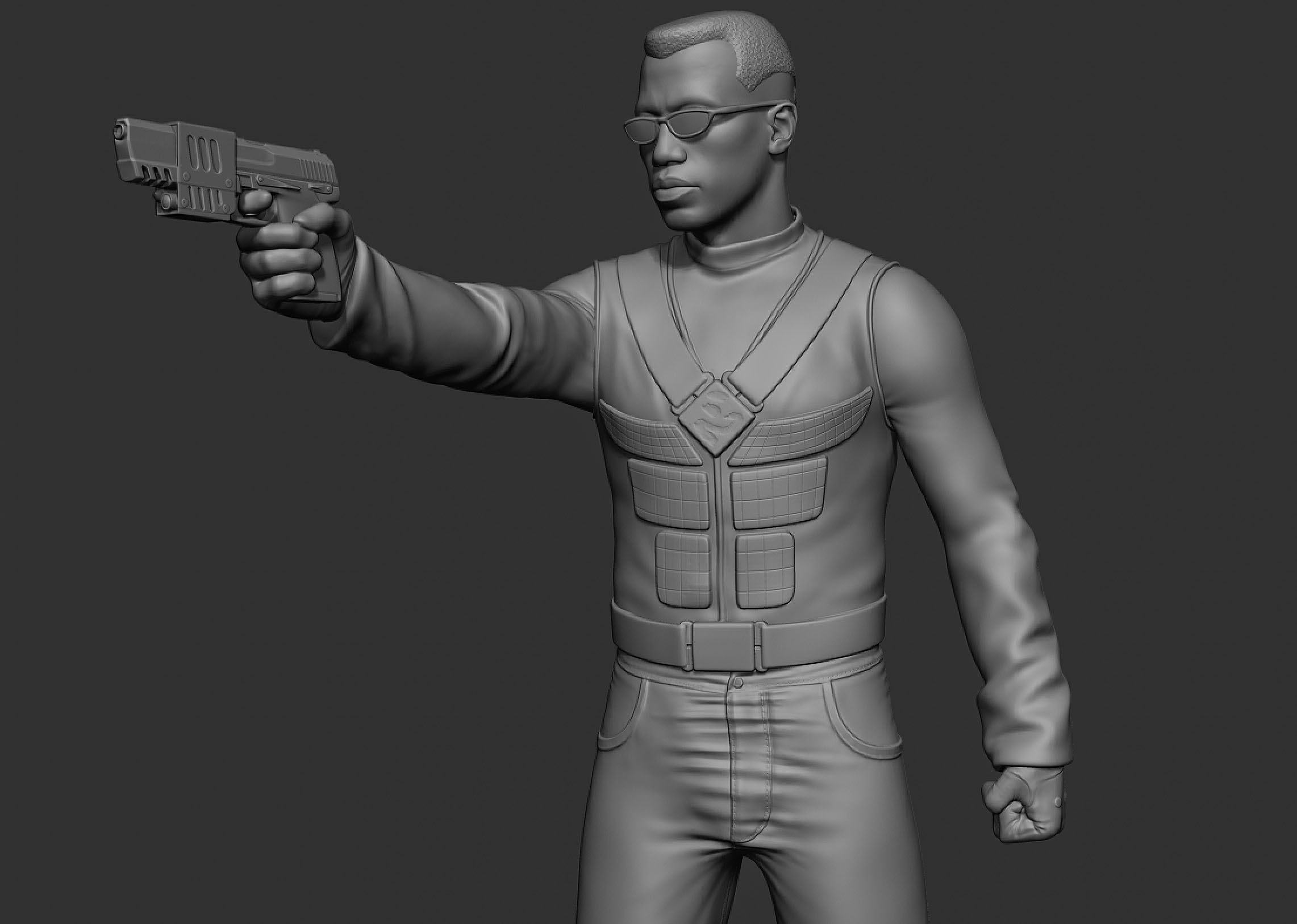 🎬 Blade Trinity - Wesley Snipes・ 3D File for ・Cults