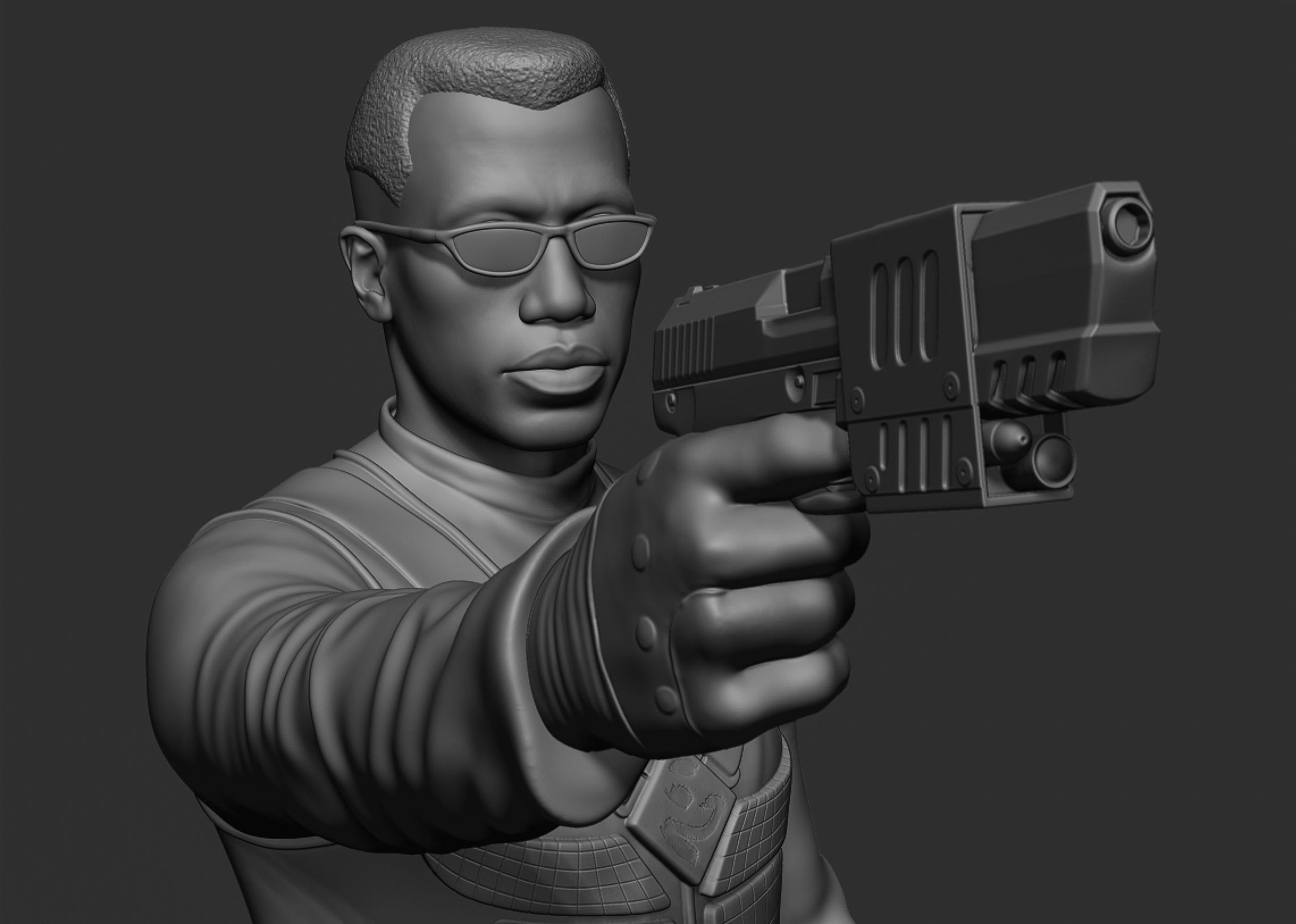 🎬 Blade Trinity - Wesley Snipes・ 3D File for ・Cults