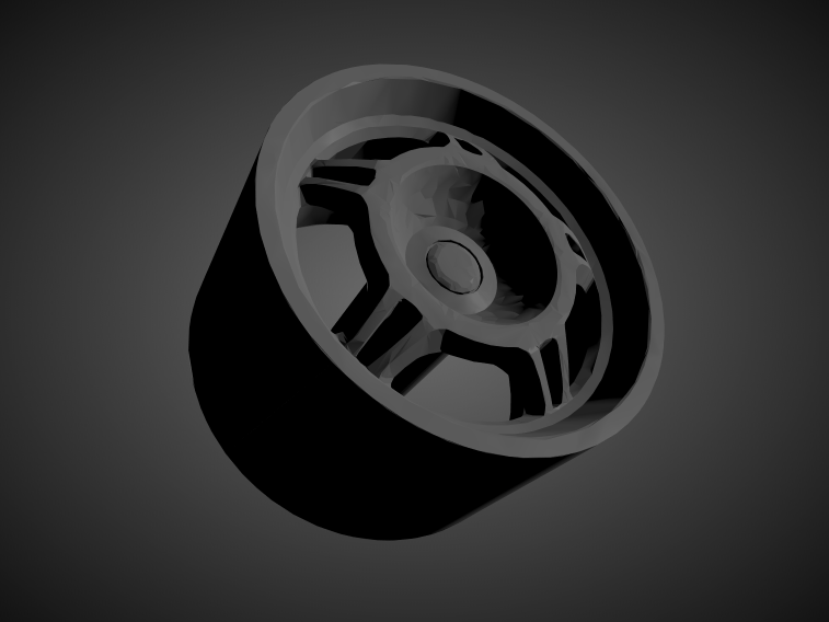 STL file New for 2021 BMW Style 24 rims with brakes and tires for Hot ...