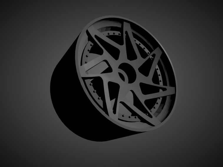 3D file FORGIATO RIMS COLLECTION WITH BRAKES AND TIRES FOR HOT WHEELS 🥵 ...