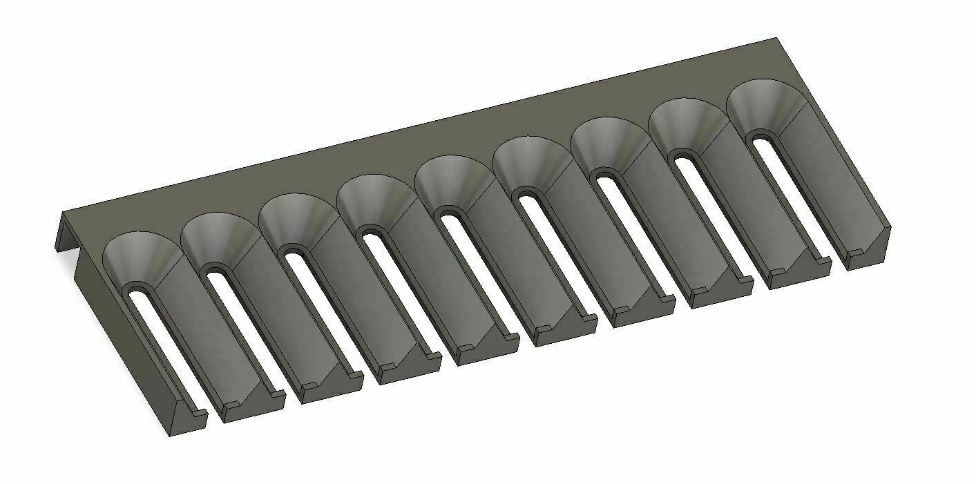 Free STL file eurorack wire rack for 6mm wires 🔌 ・3D printing idea to ...