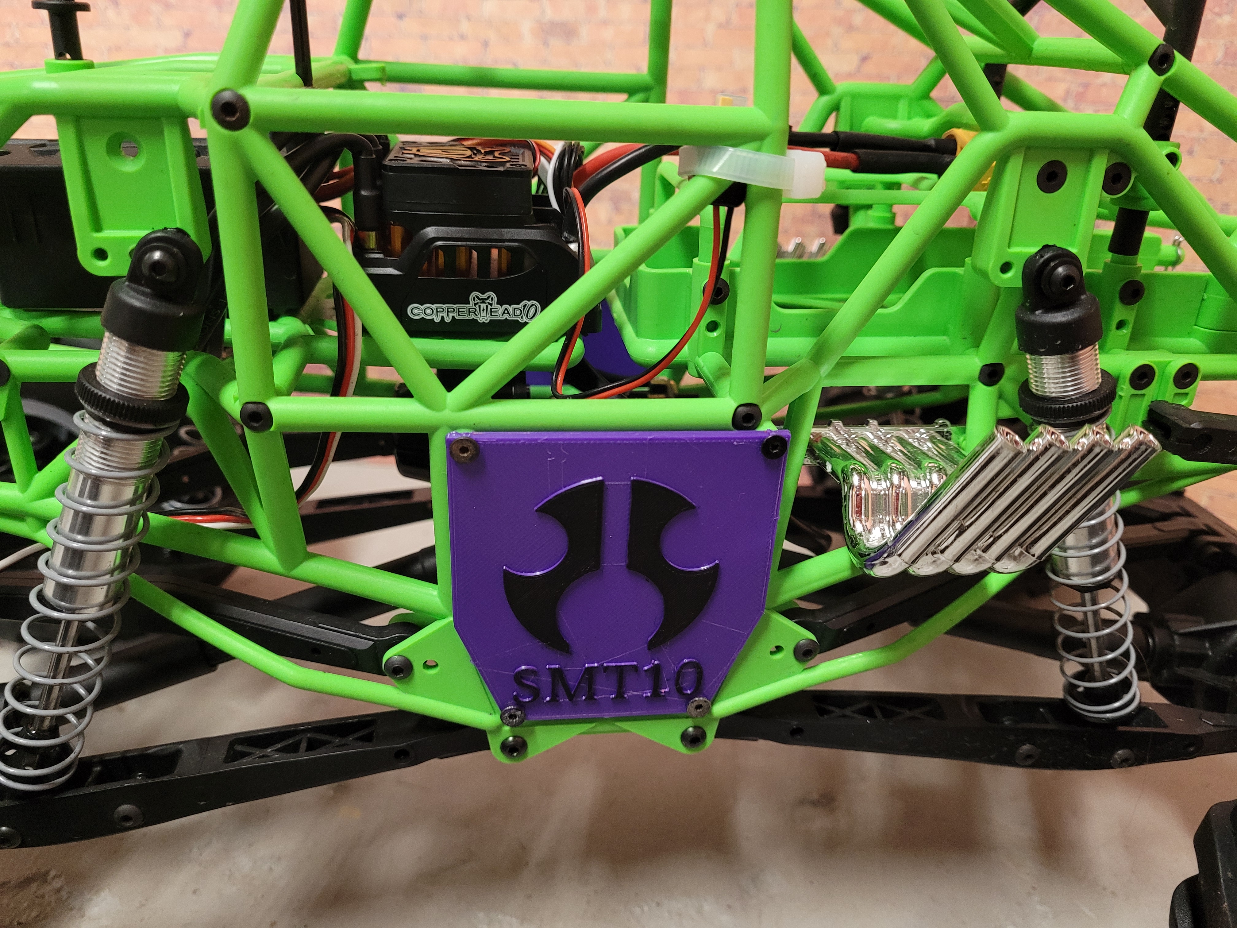 👽 4 AXIAL SMT10 CHASSIS SIDE PLATE・ STL File for ・Cults