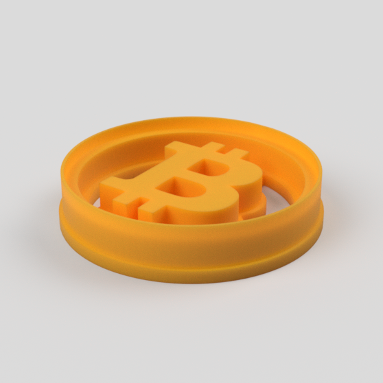 STL file bitcoin cookie cutter 🍪 ・3D printable model to download・Cults