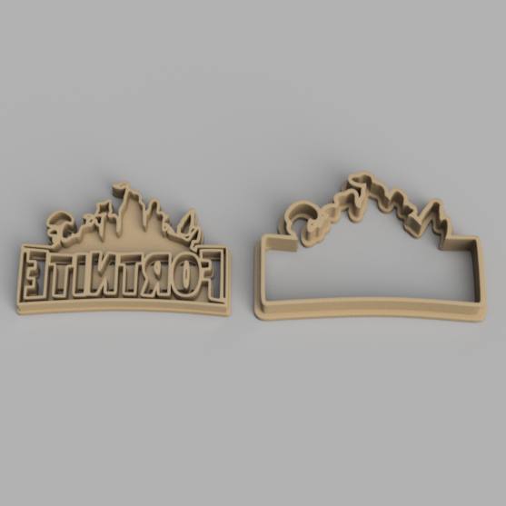 arquivo STL Cortador de galletas de Fortnite 🍽️ ・design para impressora ...