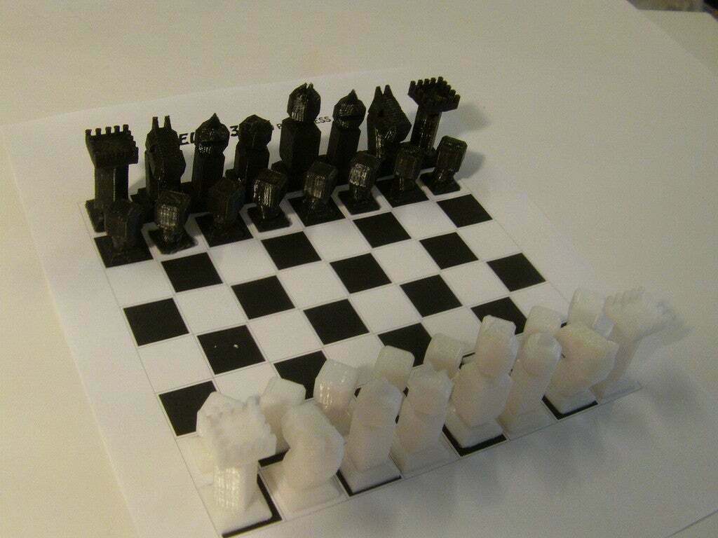 Free STL file Phelps3D Low Poly Chess Set ♟️ ・Model to download and 3D ...