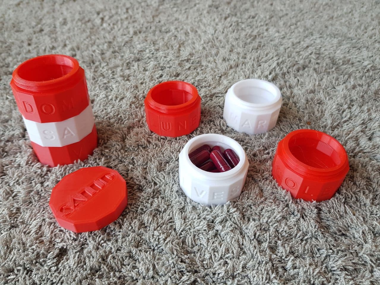 💊 Pill dispenser・ STL File for ・Cults