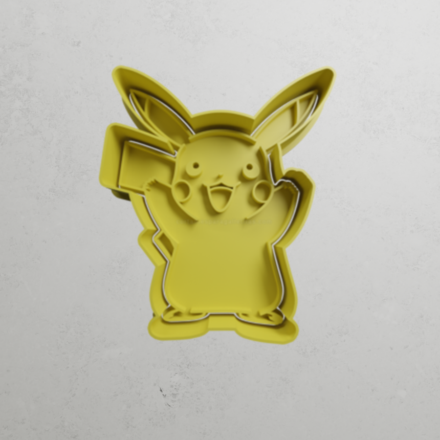STL file Pikachu celebrating 🍔 ・3D printing model to download・Cults