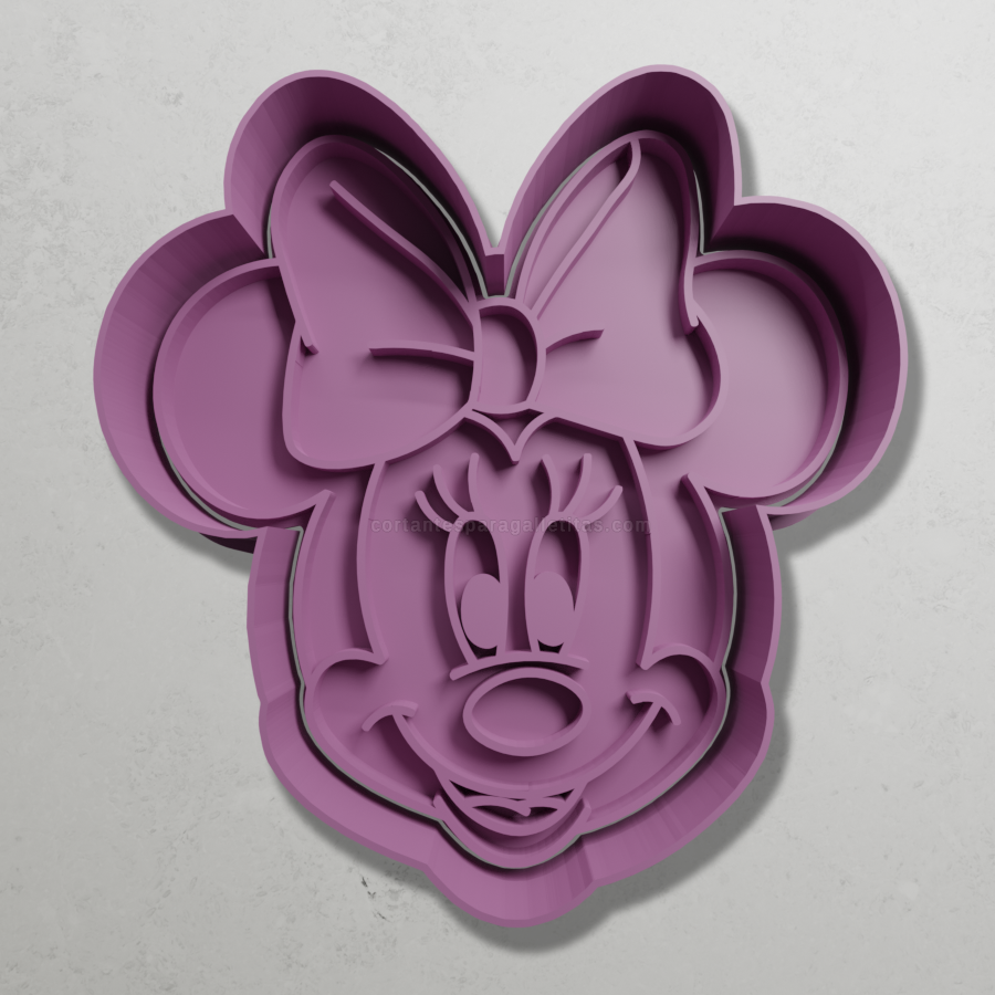 STL file minnie mouse face 🐁 ・3D print design to download・Cults
