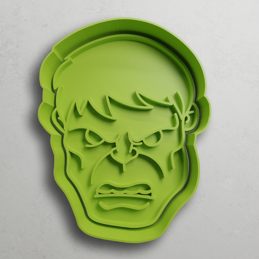 Fichier STL Tête de Hulk 🪔 ・Design pour impression 3D à télécharger・Cults