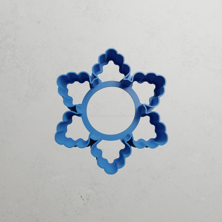 STL file Frozen Snowflake 2 ️ ・3D print model to download・Cults