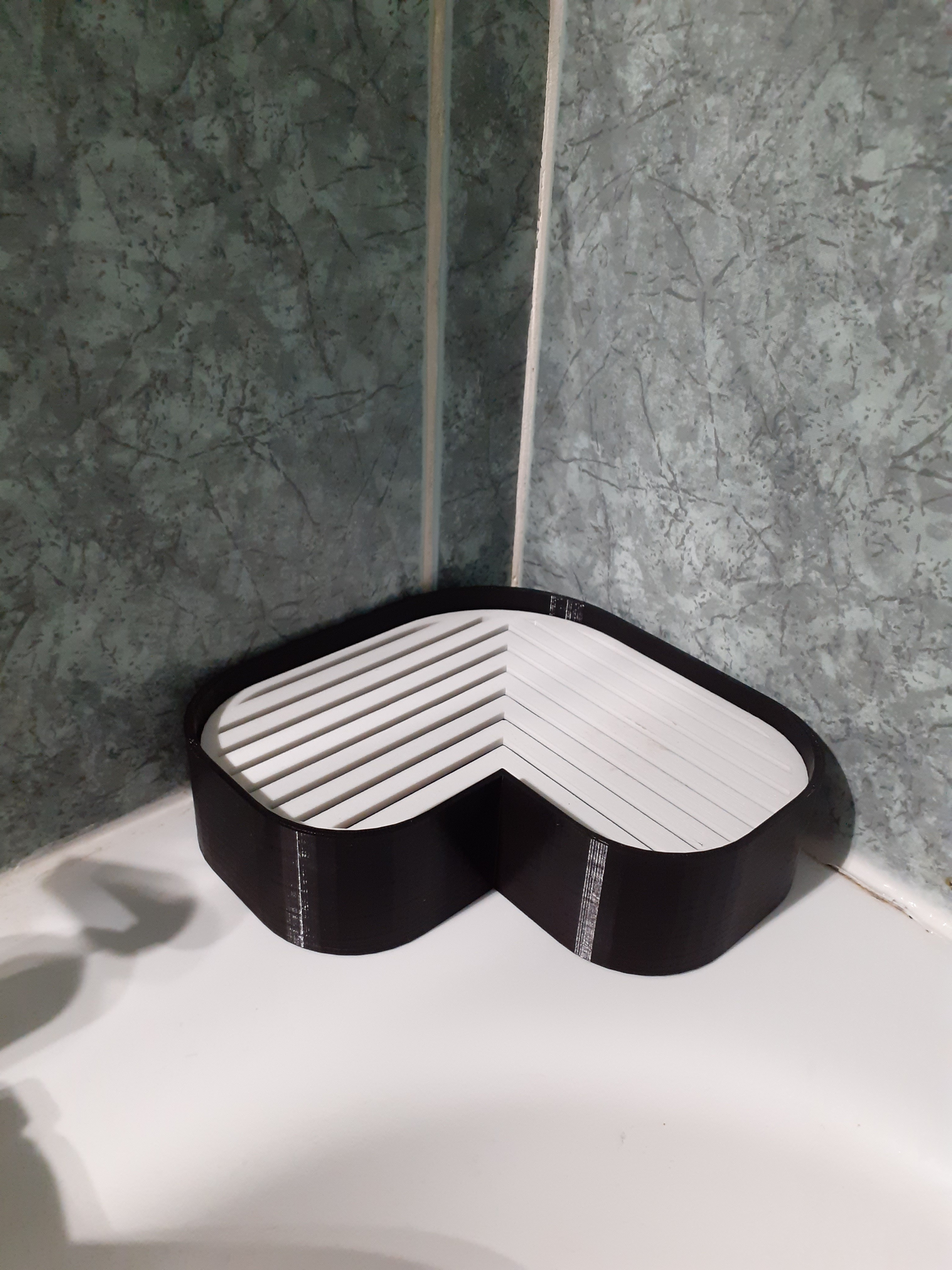 Free STL file Corner soap dish 🧼・3D print model to download・Cults