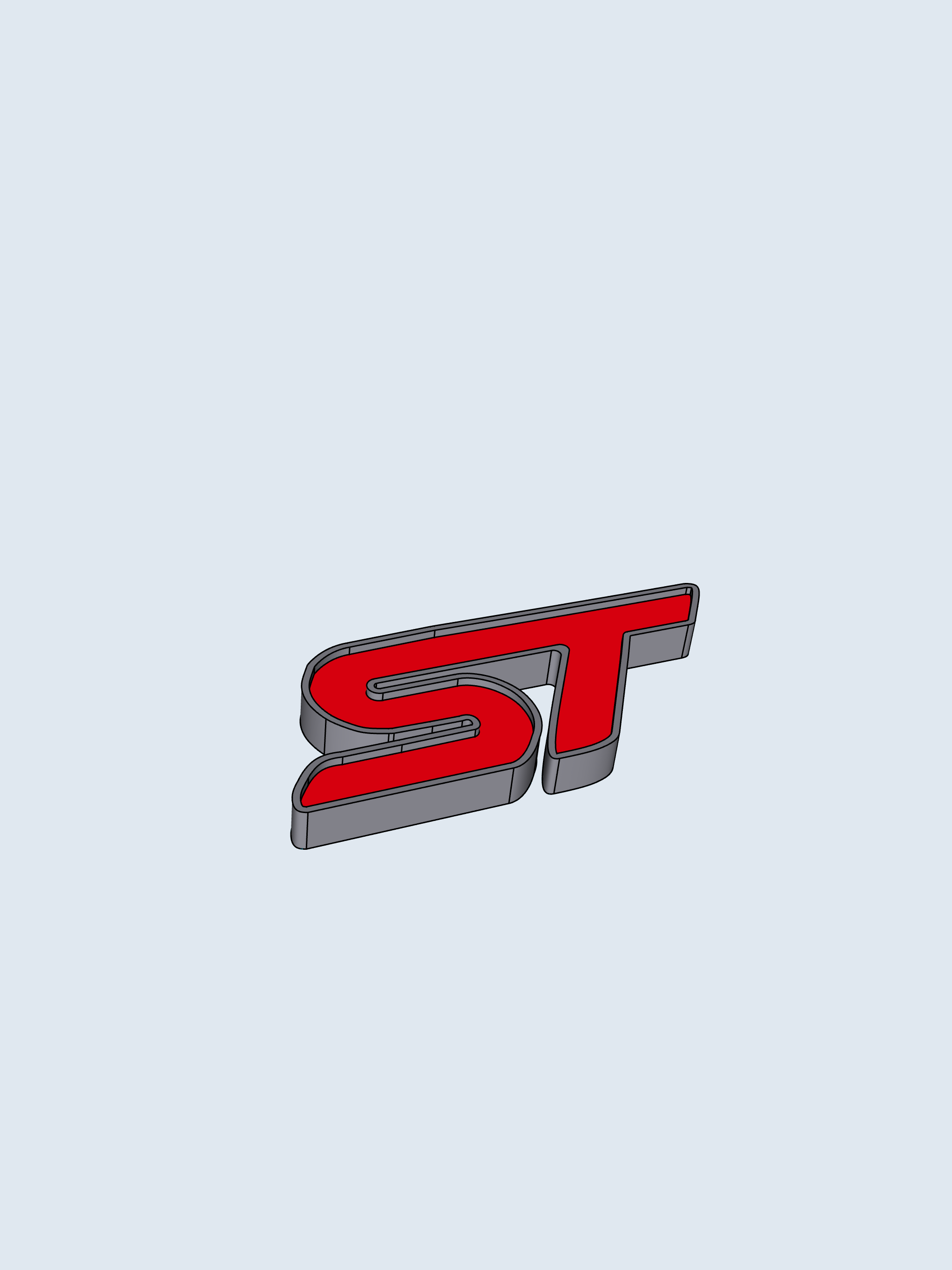 🚙 Ford st logo・ STL File for ・Cults