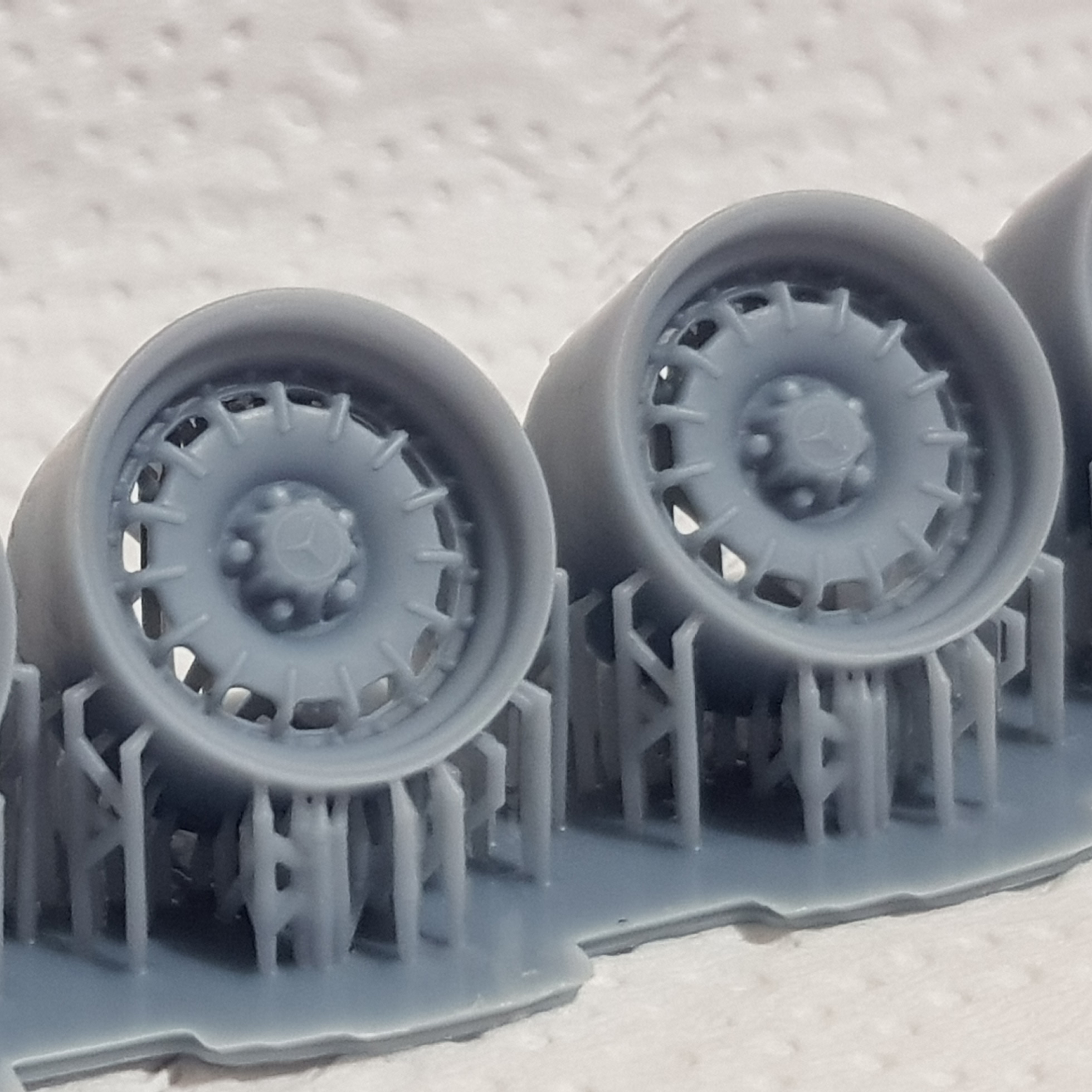 STL file Custom wheels - MB Barock 2 piece - wheel set for scale models ...