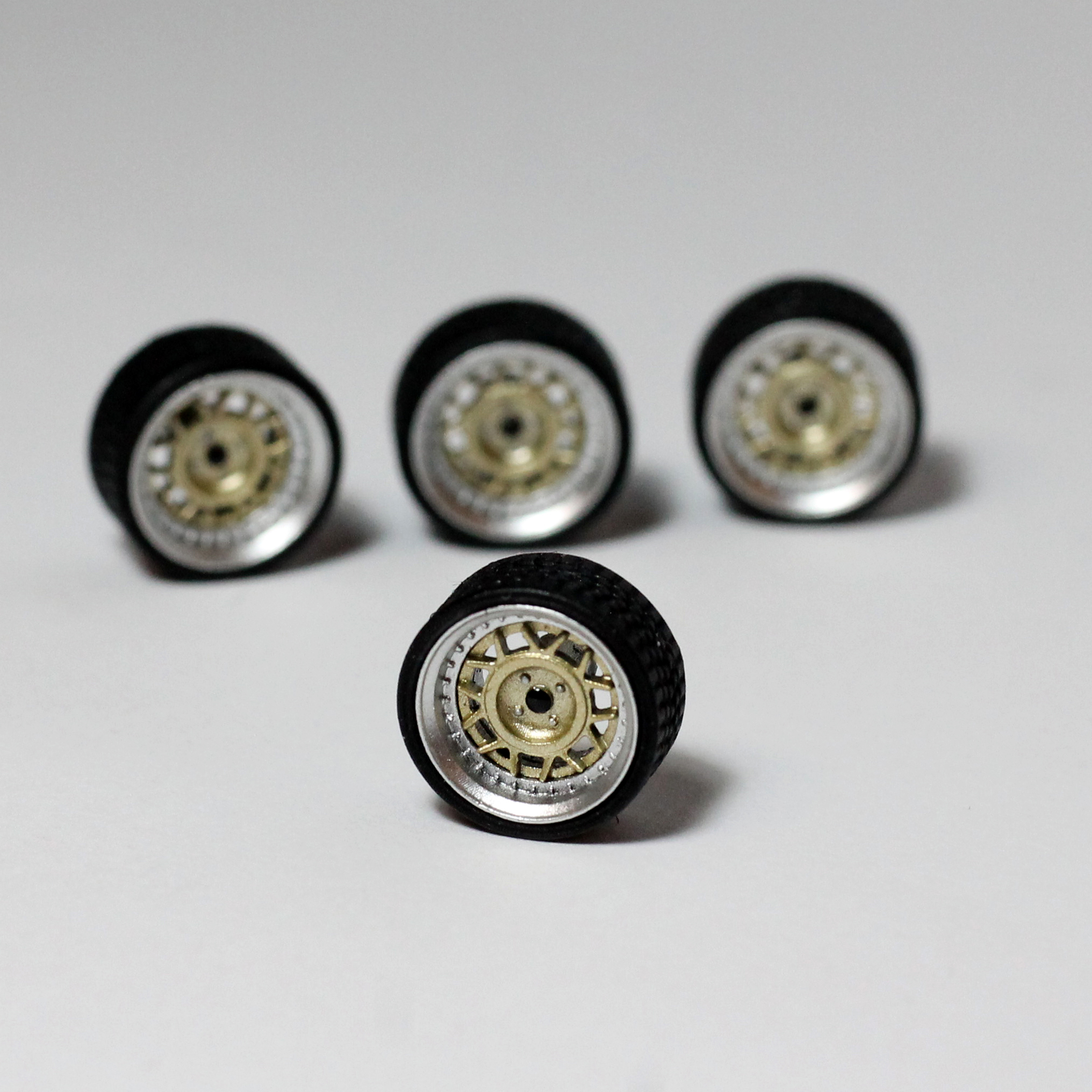 STL file Custom wheels - VW Snowflake 3pc - wheel set for scale models ...