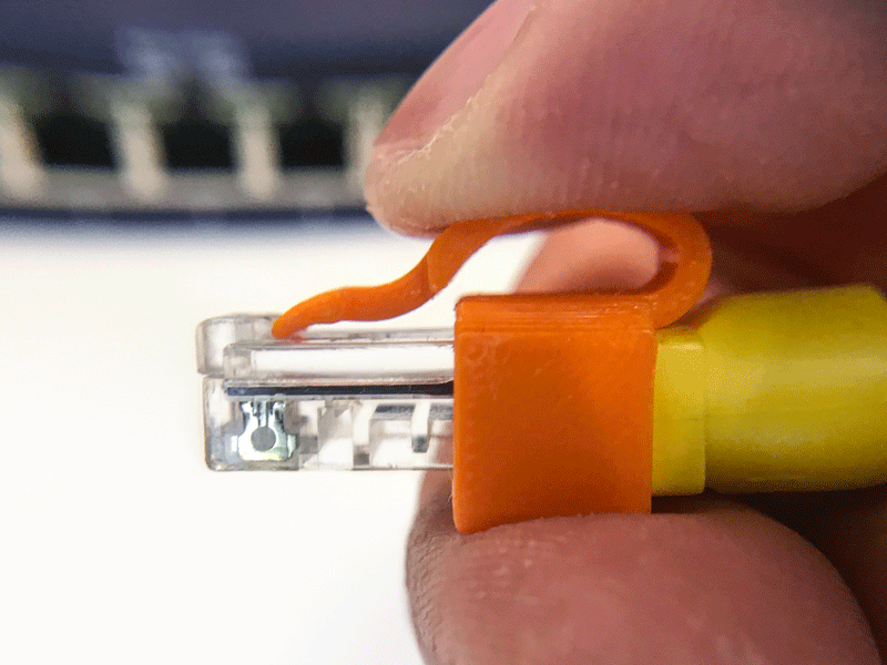 🔌 Ethernet | RJ45 clip to secure/repair/fix broken tab・Free STL File ...