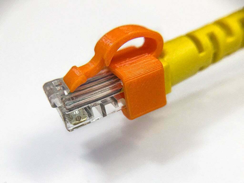 🔌 Ethernet | RJ45 clip to secure/repair/fix broken tab・Free STL File ...