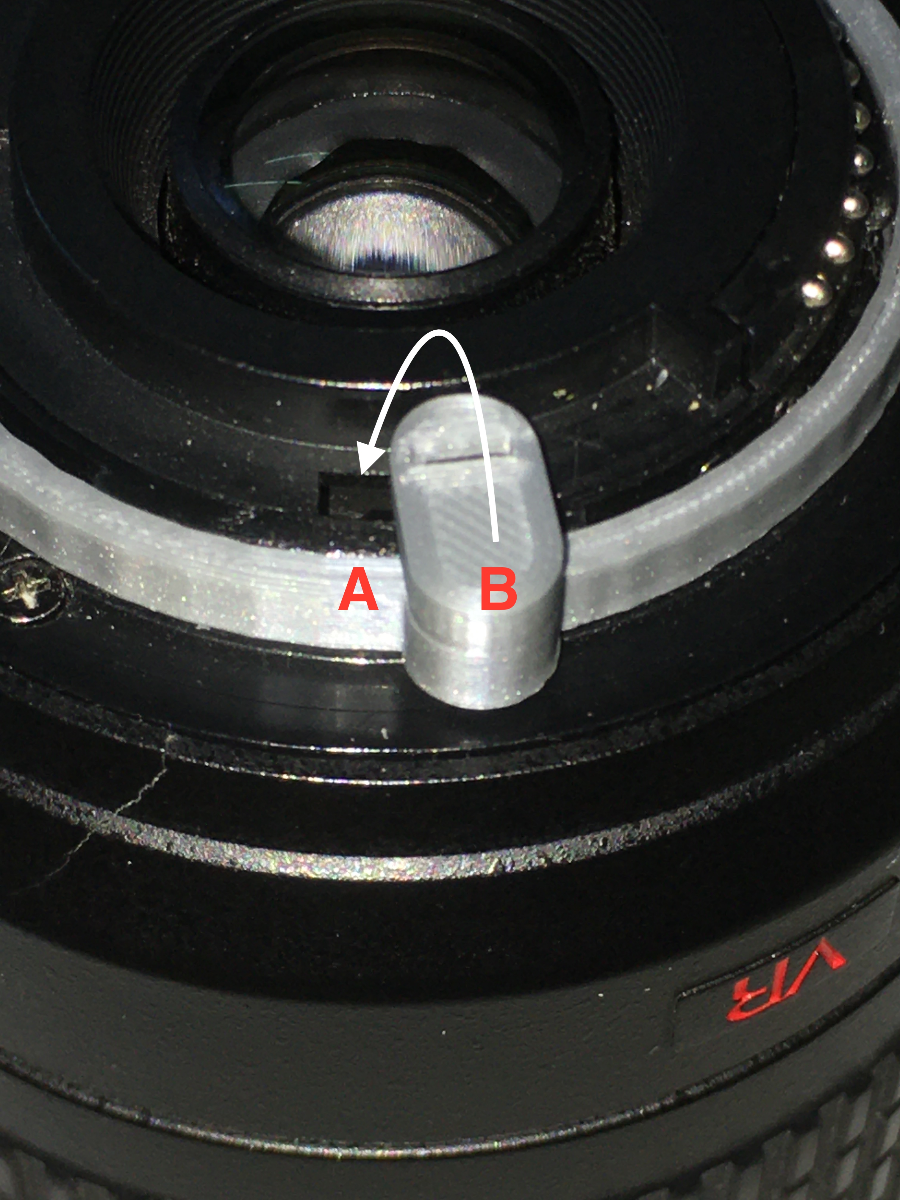 💍 Manual Aperture ring for nikkor 55-200mm (reverse macro)・ STL File ...