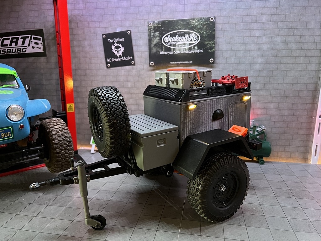 Free 3D file Offroad Trailer - upgrade Bumper and Side lights for more ...