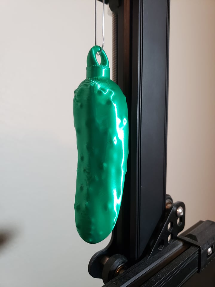 🎄 5 Inch Christmas Pickle Ornament - 3D Printable・ STL File for ・Cults