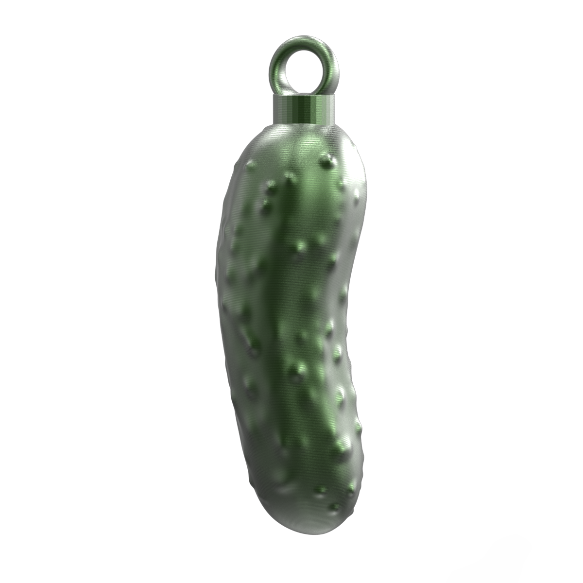 🎄 5 Inch Christmas Pickle Ornament - 3D Printable・ STL File for ・Cults