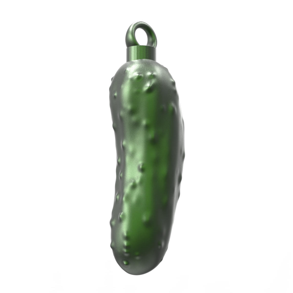 🎄 5 Inch Christmas Pickle Ornament - 3D Printable・ STL File for ・Cults