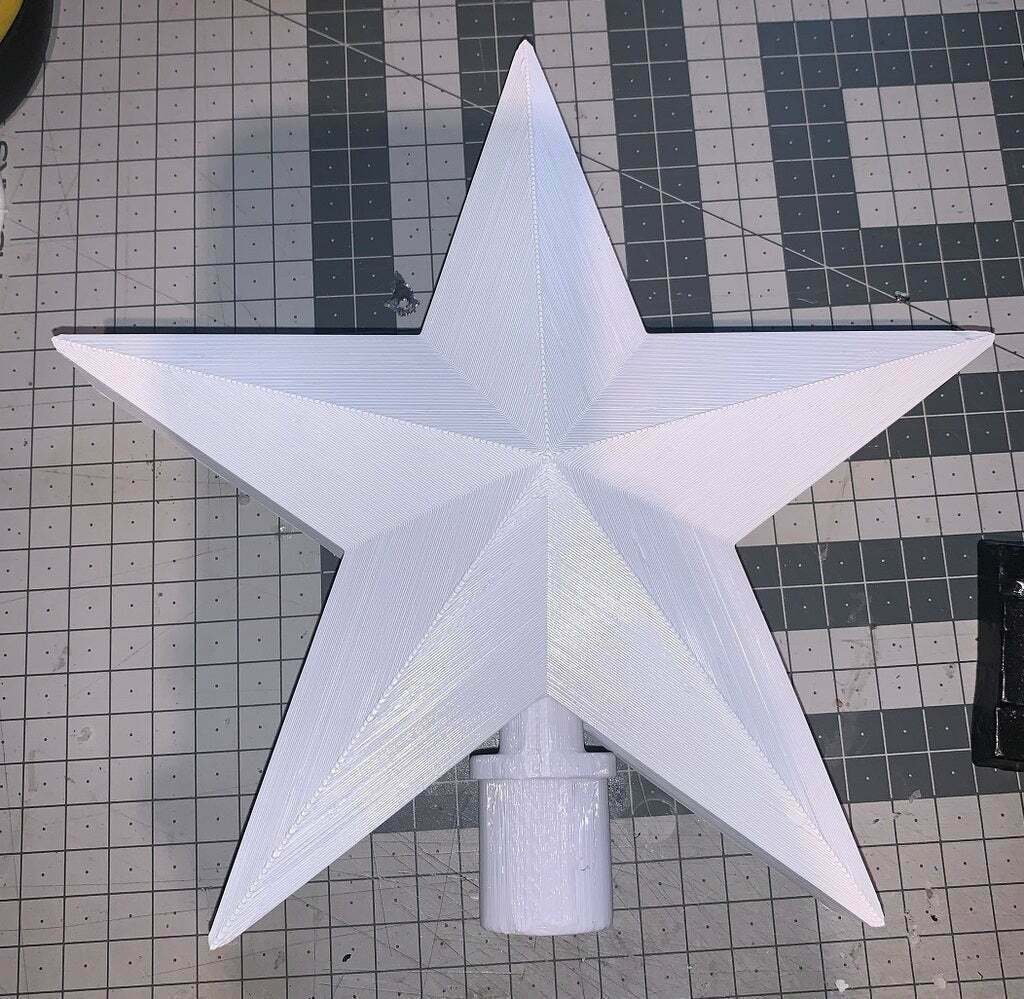 Free STL file Pixel star pvc pipe mount ⭐ ・Template to download and 3D ...