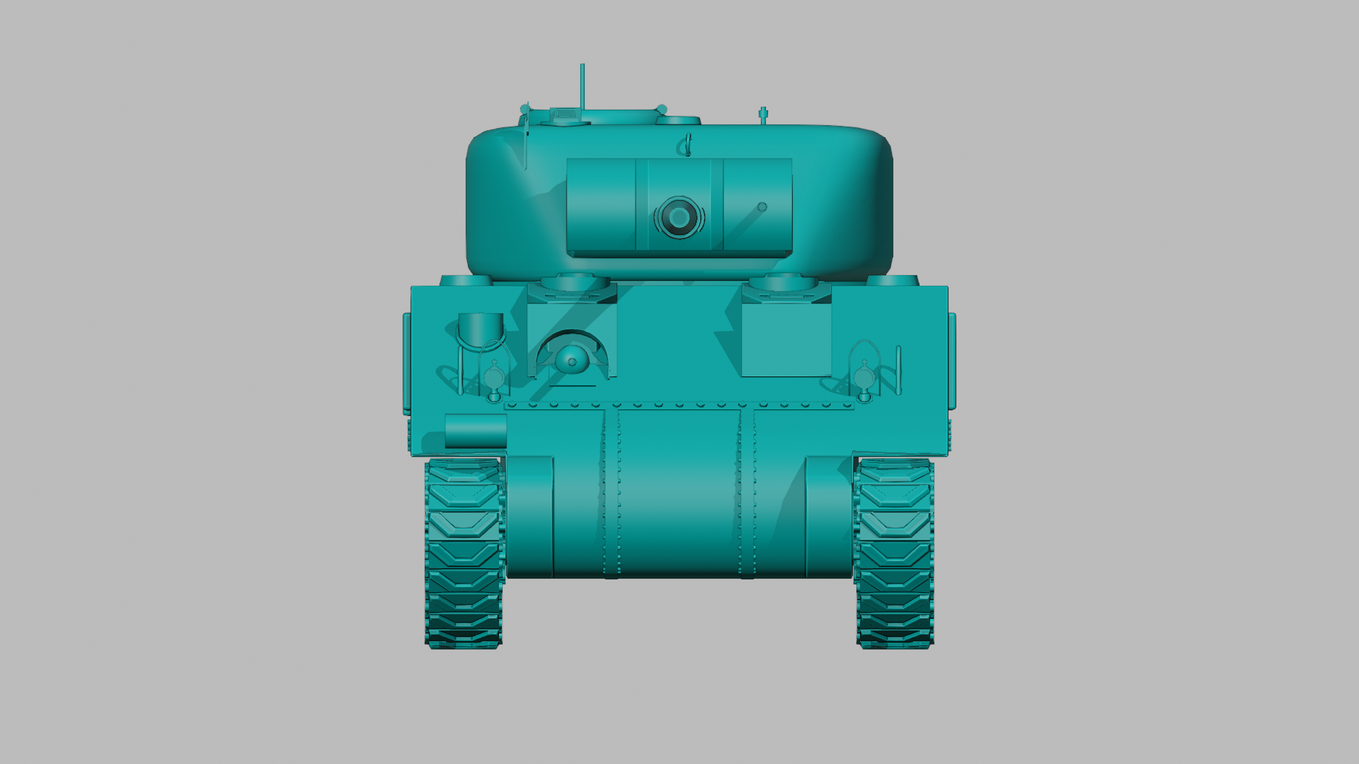 🪖 M4 Sherman Tank・ STL File for ・Cults