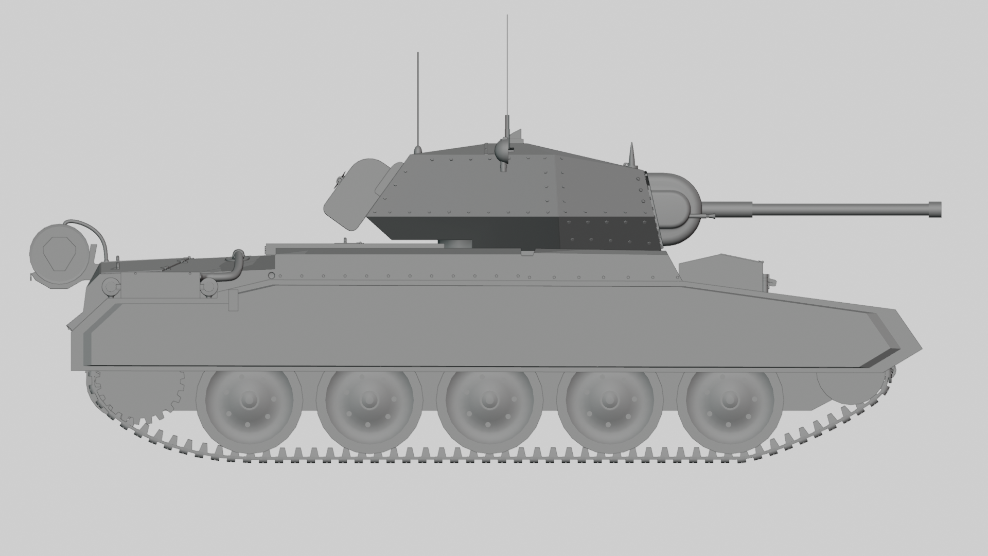🪖 Crusader Mk II Tank・ STL File for ・Cults