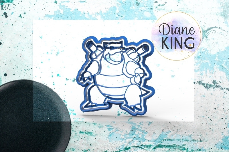 STL file blastoise 🐉・Template to download and 3D print・Cults