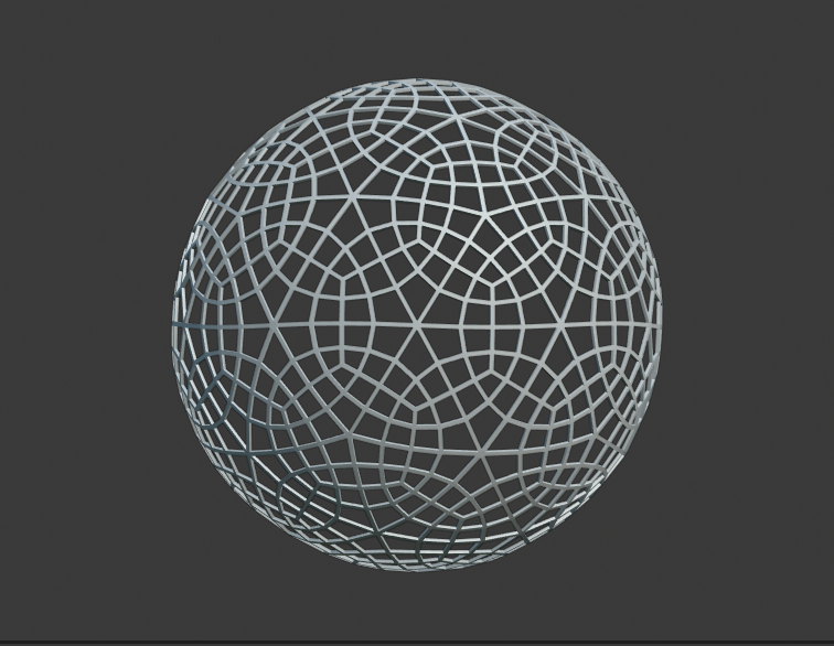 Free STL file geometric sphere 2 📱 ・3D print model to download・Cults