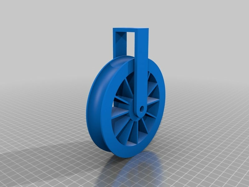 👽 Customizable Rope Pulley w/Shackle・Free STL File for ・Cults