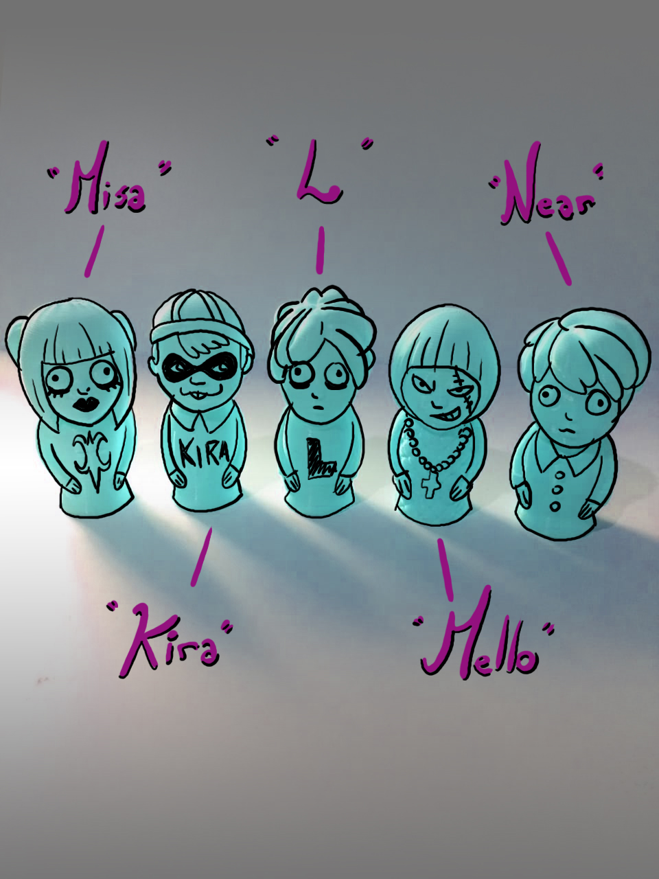 STL file Near Toys - PACK_01- Death Note 👾 ・3D print design to download ...