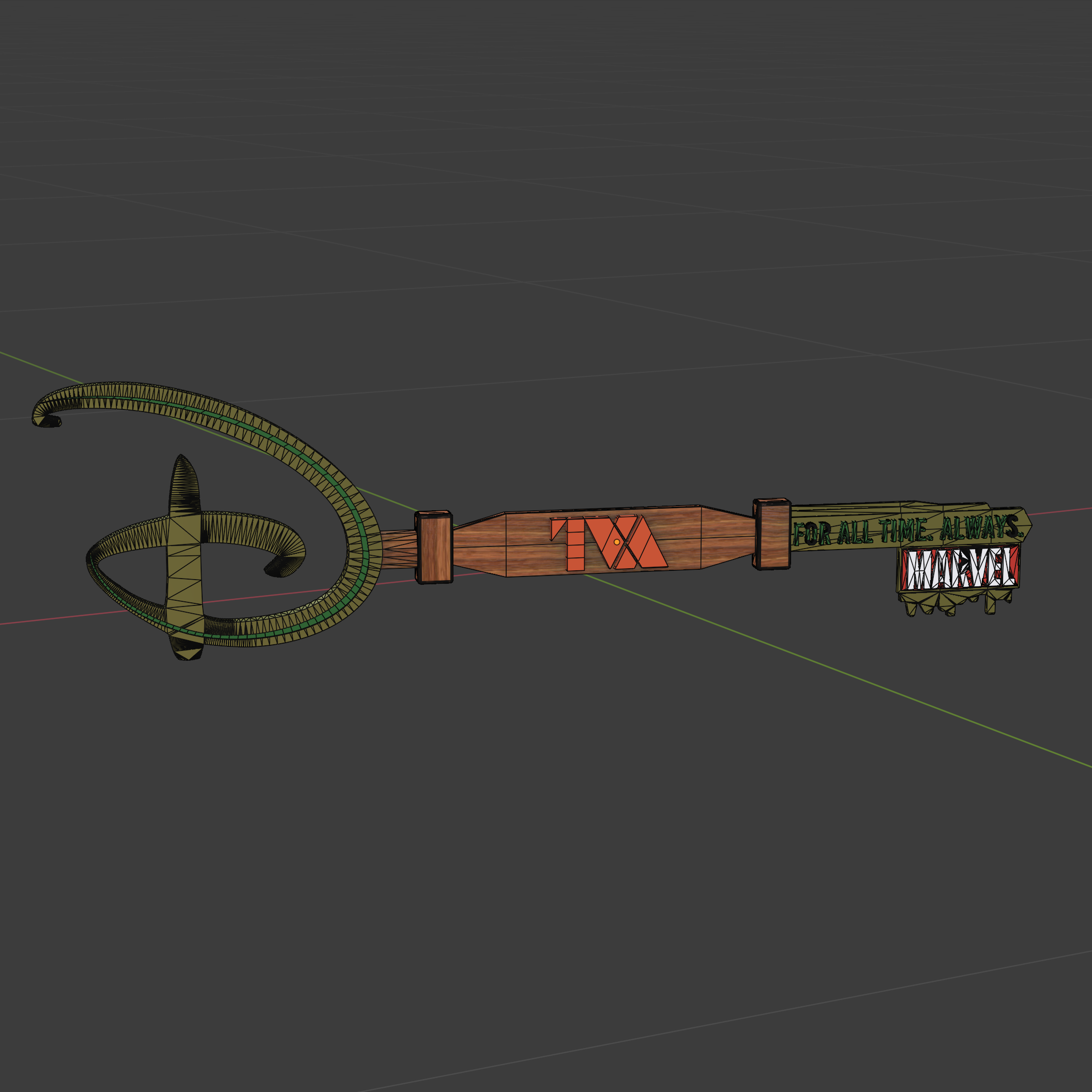 Fichier STL Clé TVA Loki - Marvel 🎨・Plan pour imprimante 3D à ...