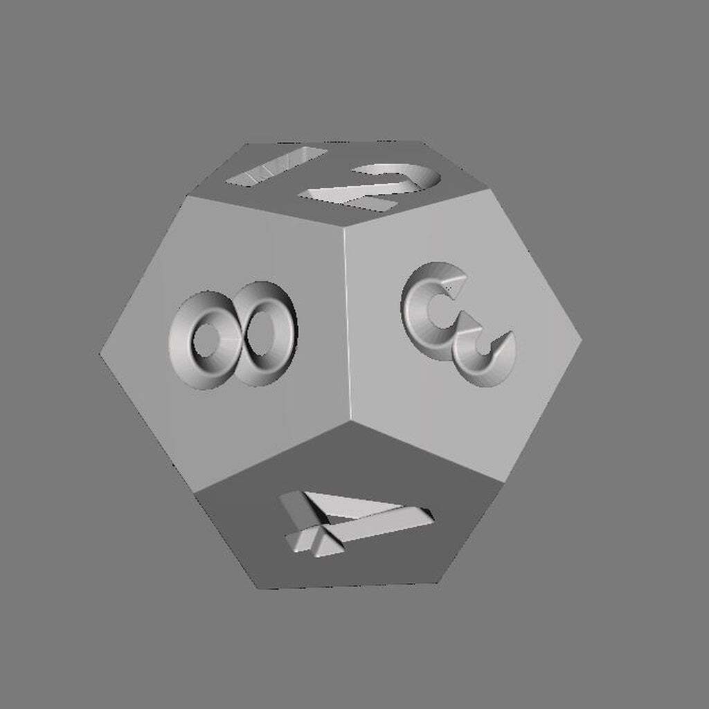 Archivo OBJ gratis D12printerfriendly 🧩 ・Modelo de impresión 3D para ...