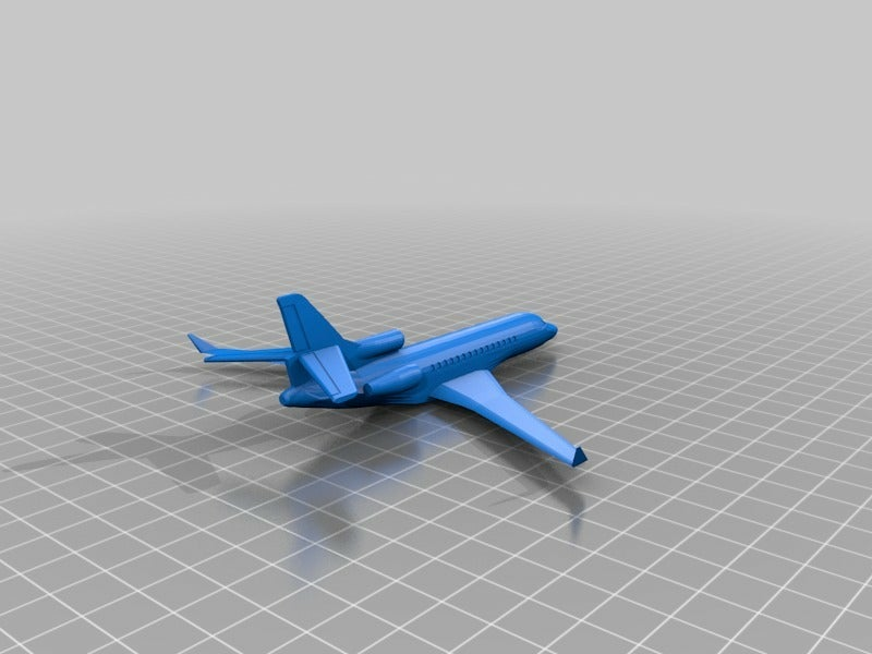 🛩️ Dassault Falcon 7X・Free STL File for ・Cults