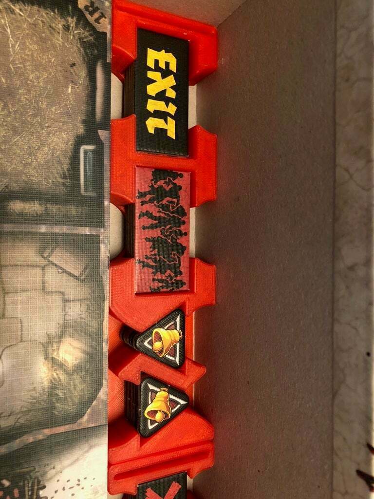 🎲 Zombicide: Black Plague token organizer・Free STL File for ・Cults