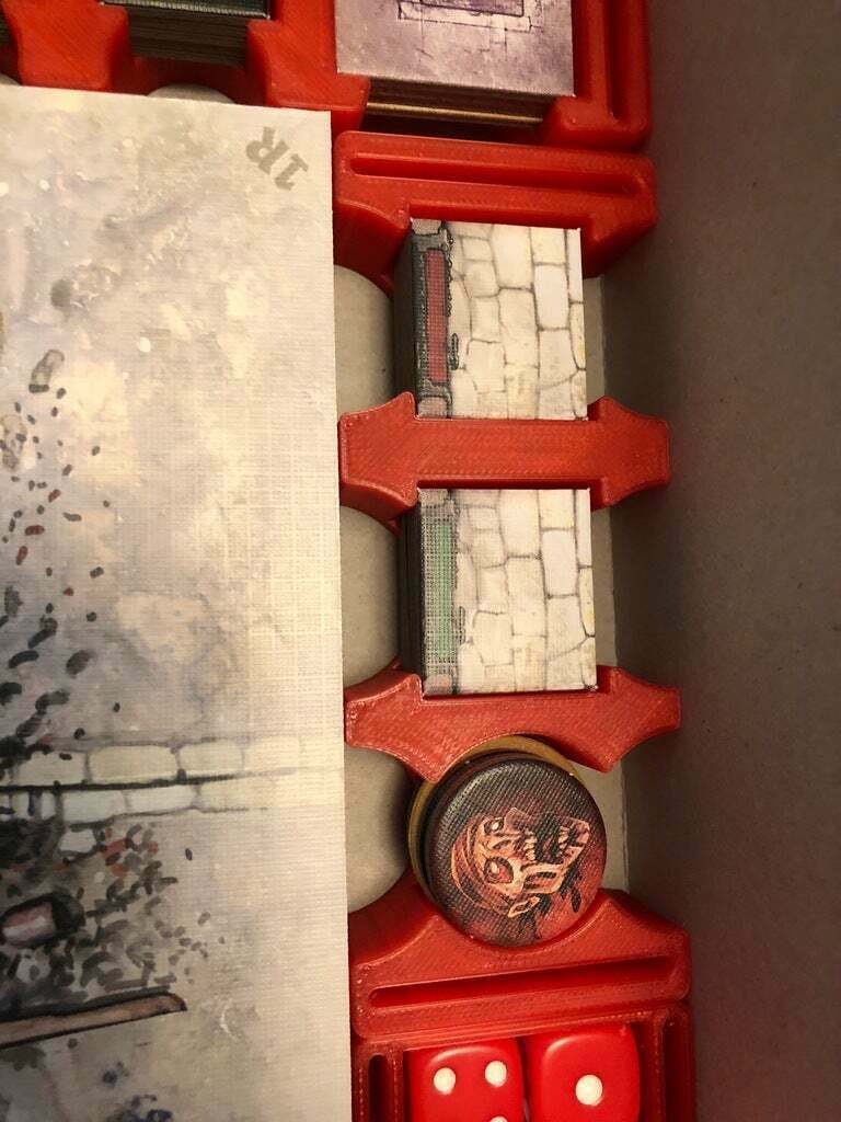 🎲 Zombicide: Black Plague token organizer・Free STL File for ・Cults