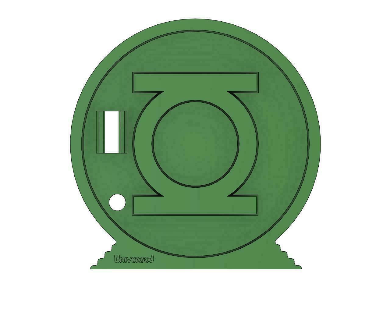 3D file Green lantern LED lamp - Green Lantern LED lamp 🏮 ・3D printing ...