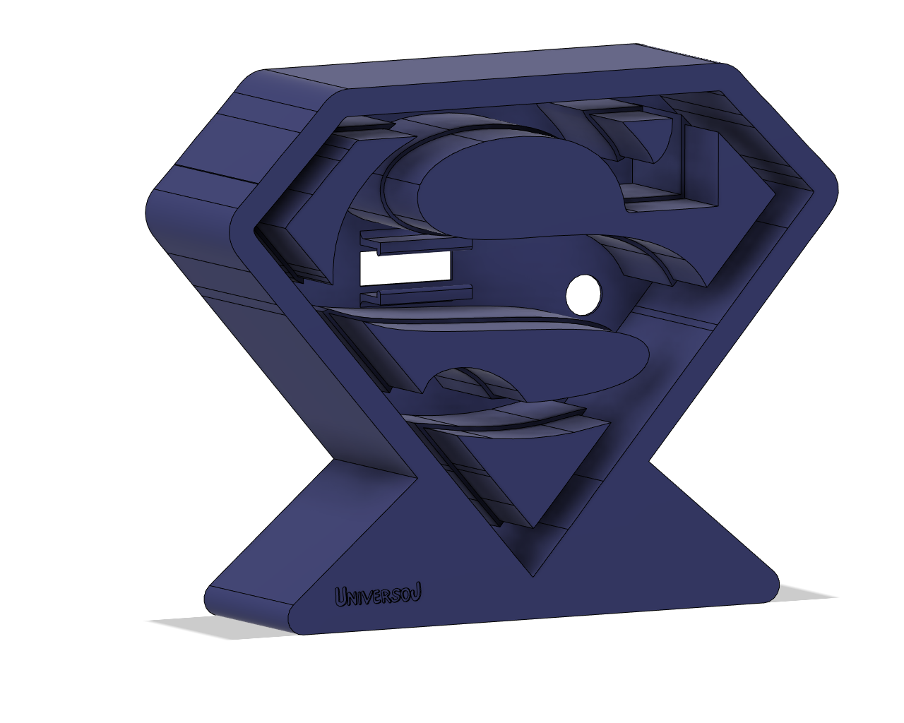 Archivo 3D Superman LED lamp - Lampara LED Superman 🦸‍♂️ ・Diseño ...