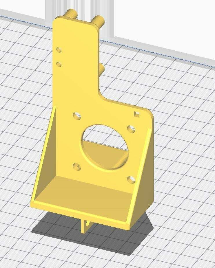 Free STL file Support extrudeur direct drive v9 🔧 ・Design to download ...