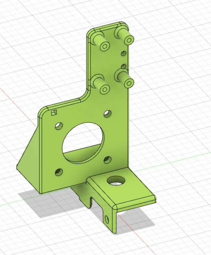 Free STL file Support extrudeur direct drive v9 🔧 ・Design to download ...