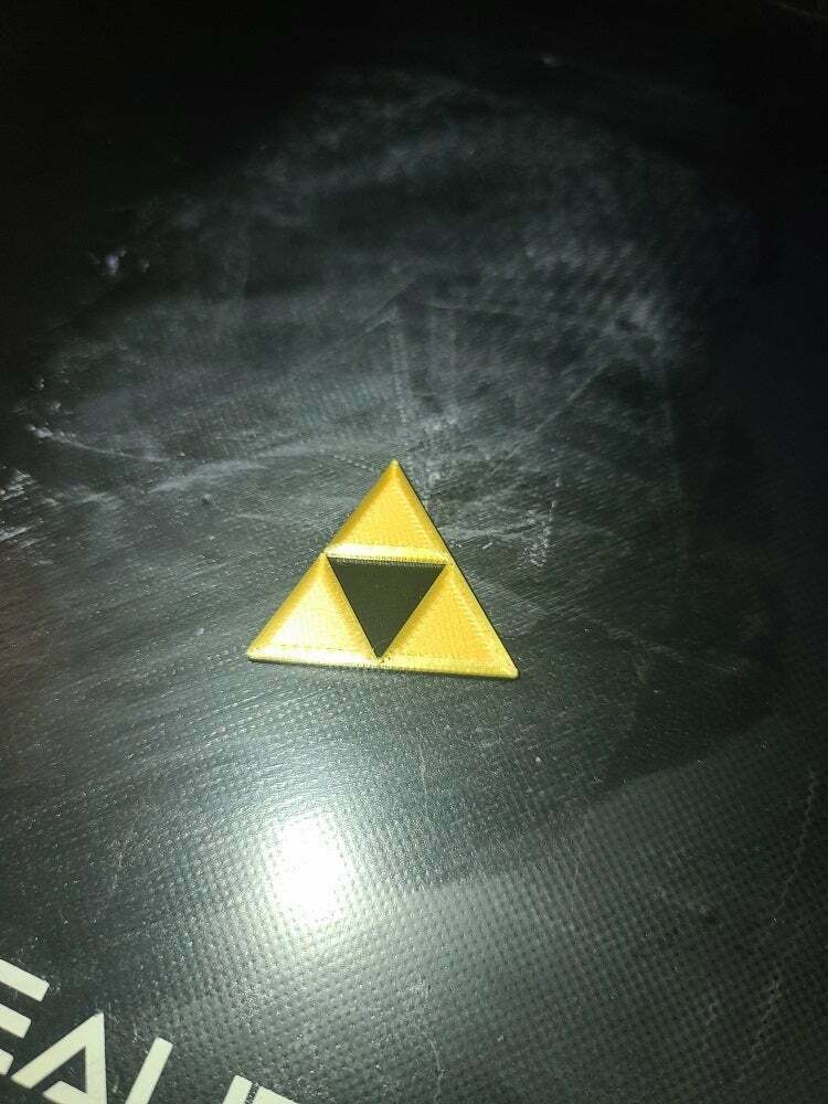 Free STL file Triforce, Two tone 👽 ・3D printable object to download・Cults